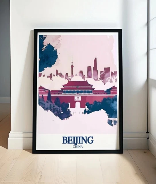 Beijing Travel Posters - Great Wall Of China At Jinshanling Wall Art NO ...