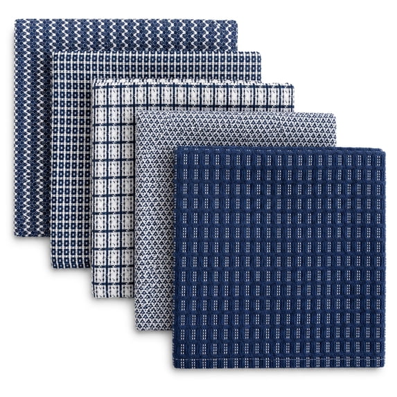 Beille 100% Cotton Kitchen Dish Cloths, Machine Washable Reusable ...
