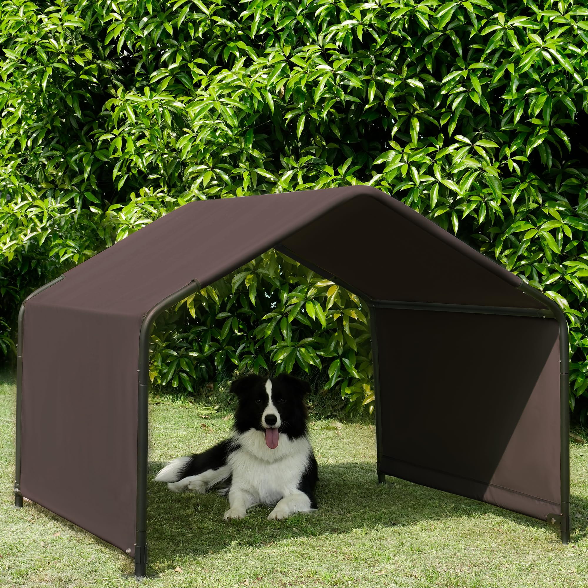 Beimo Dog Shade Shelter MMF7 Outdoor Brown Tent for Large Medium Dogs ...