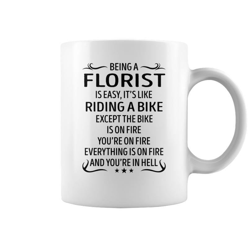 Being A Florist Like Riding A Bike Coffee Mugs - Walmart.com
