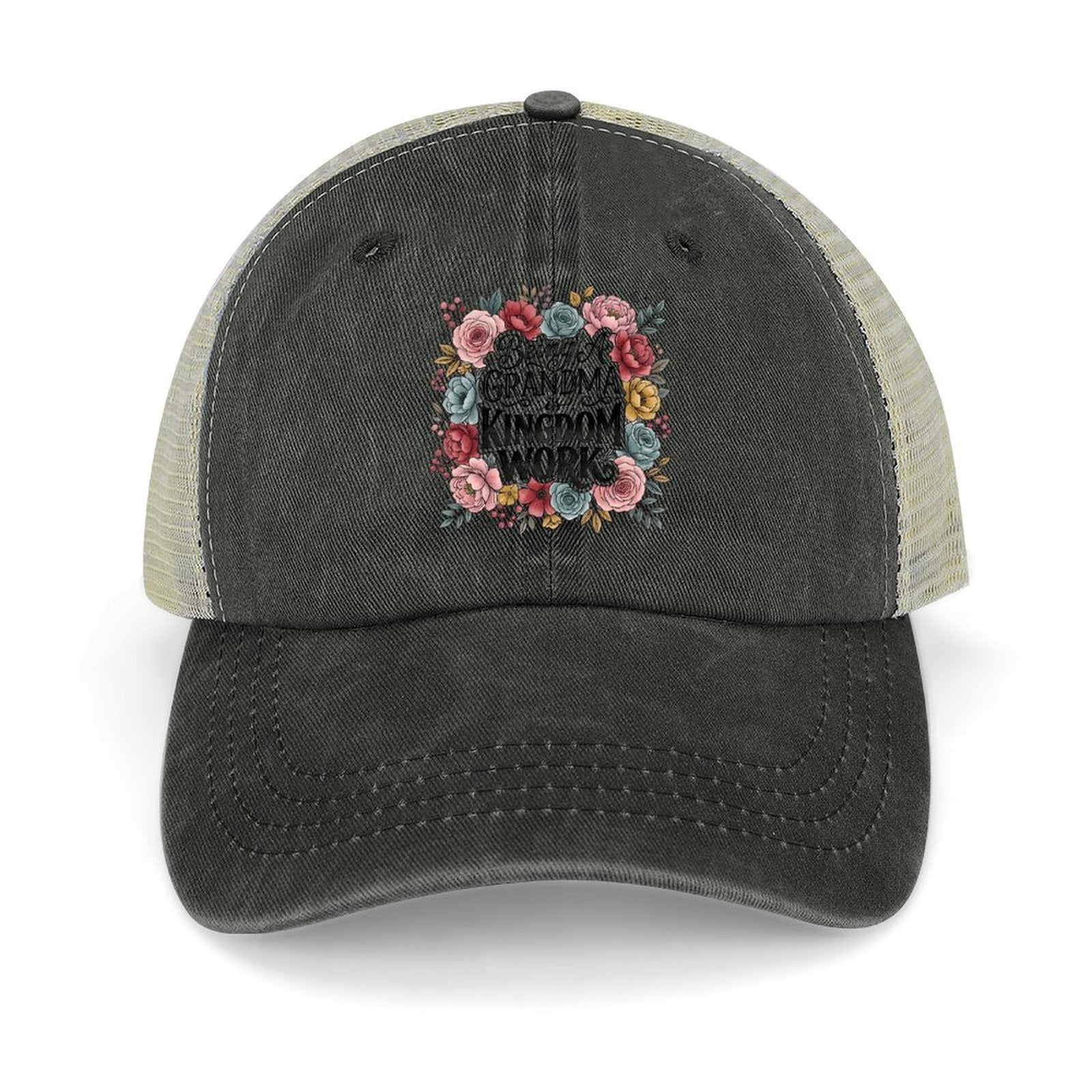Being A Grandma Is Kingdom Work Black Hat Adjustable Funny Fashion ...