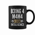 Being A Mama Is A Sign Of Intelligence Dark Coffee Mug - Walmart.com