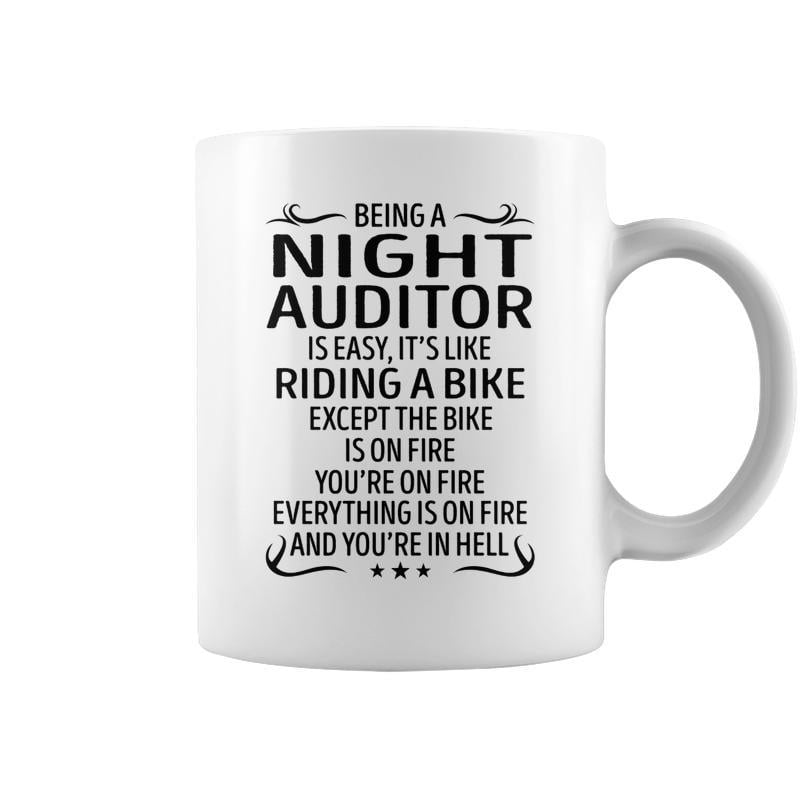 Being A Night Auditor Like Riding A Bike Coffee Mugs - Walmart.com