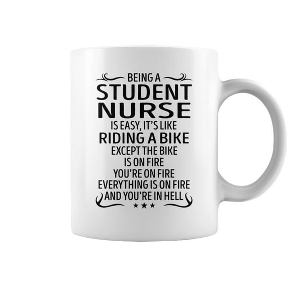 Being A Student Nurse Like Riding A Bike Coffee Mugs - Walmart.com