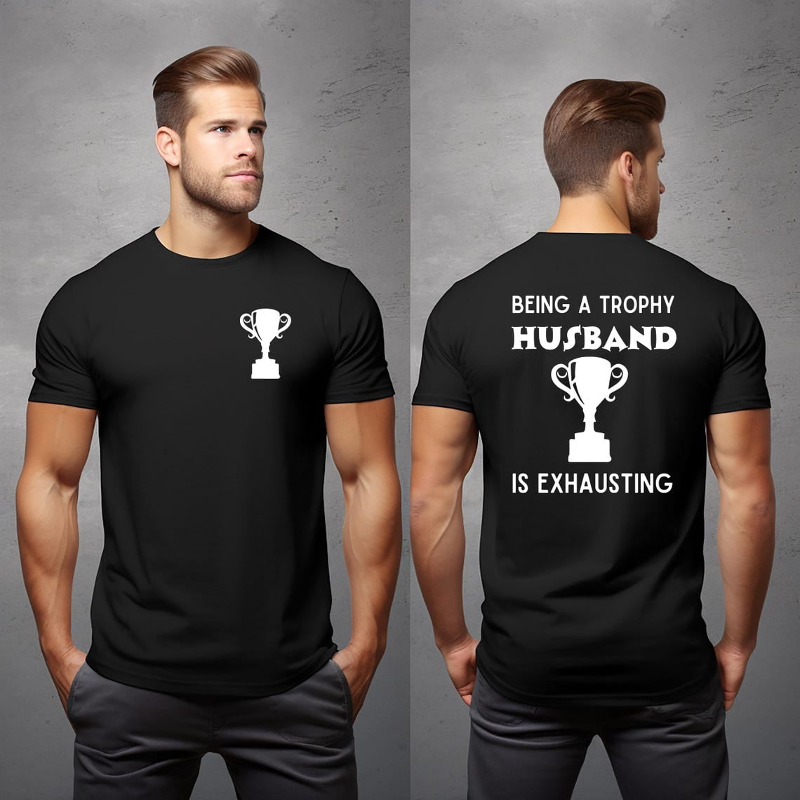 Being A Trophy Husband Is Exhausting, Trophy Husbands, Wedding Gifts ...