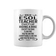 Being An Esol Teacher Like Riding A Bike Coffee Mugs - Walmart.com