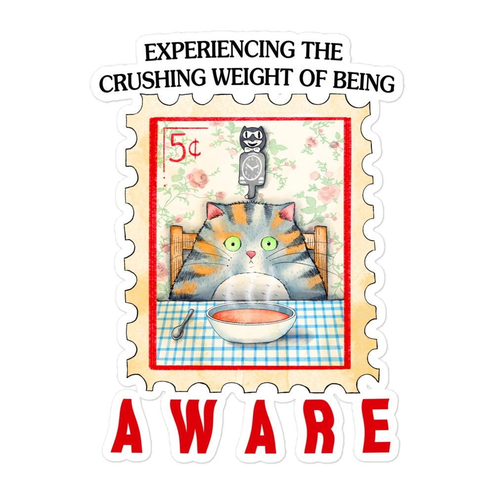 Being Aware Bubble-Free Stickers Vinyl Decal Cute Sticker Aesthetic ...