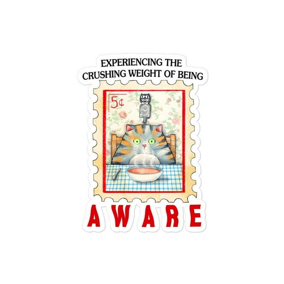Being Aware Bubble-free stickers vinyl decal cute sticker aesthetic ...