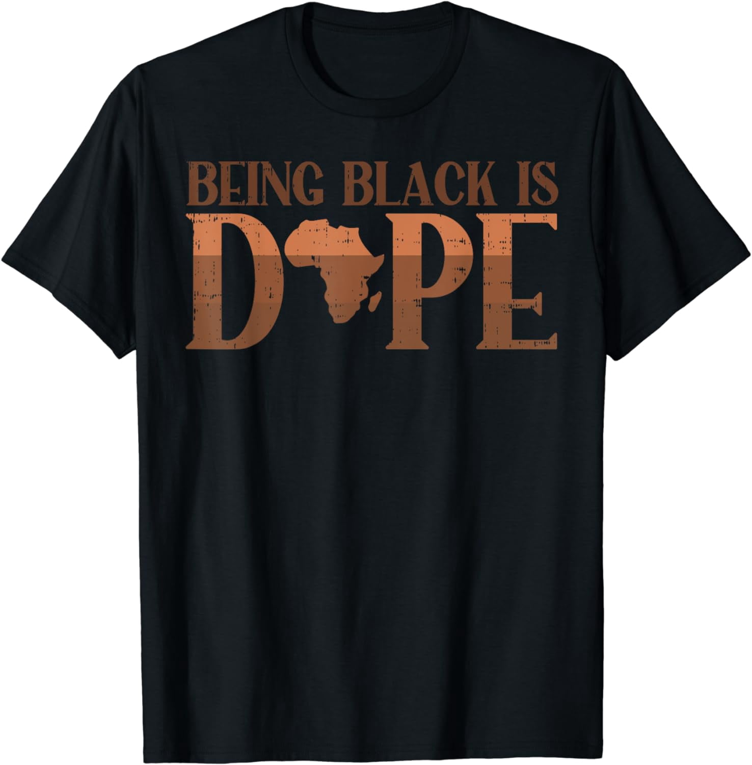 Being Black Is Dope African History Month Melanin Men Women T-Shirt ...