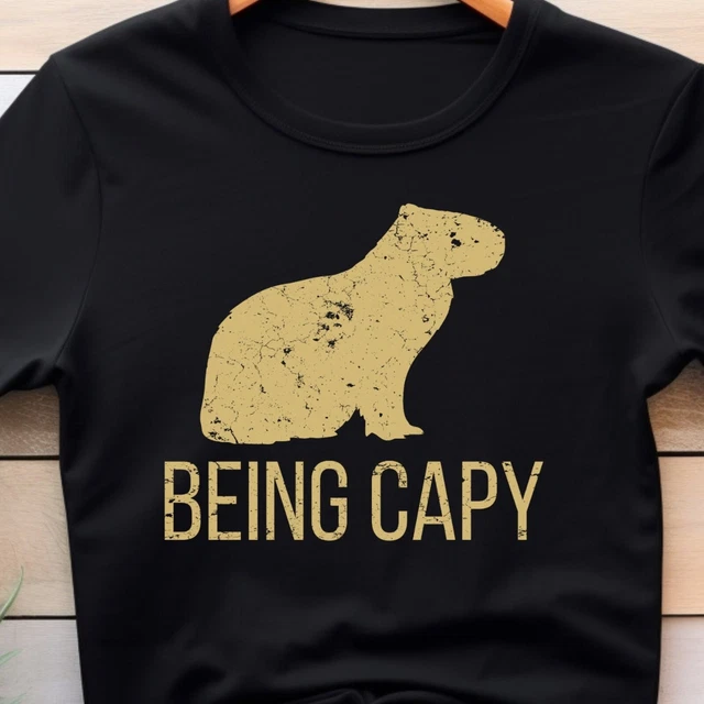 Being Capy Shirt,Capybara T-Shirt,Funny Capybara Shirt,Capybara ...