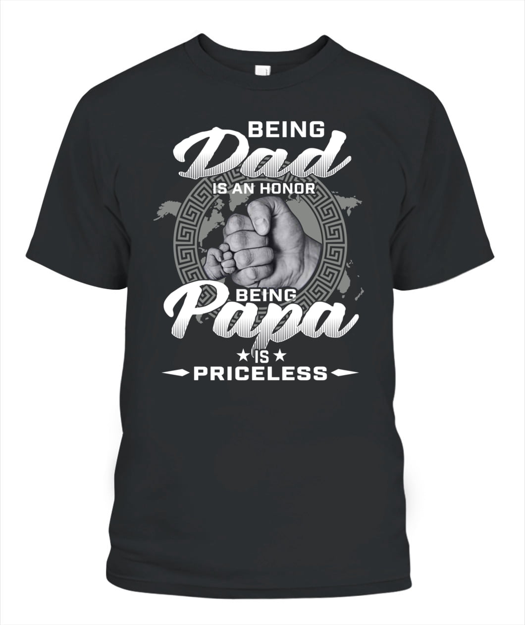 Being Dad Is an Honor Being Papa Is Priceless T-Shirt, Father and Child ...