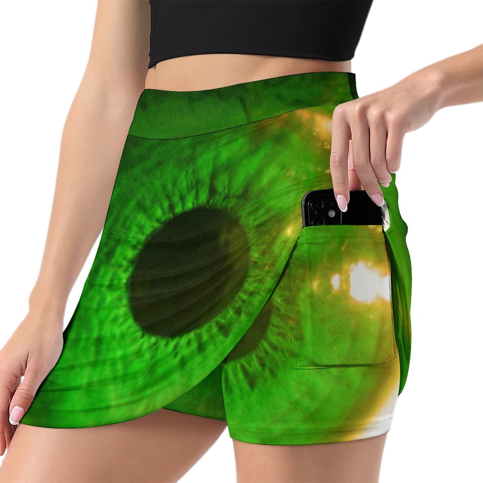 Being Green Light proof trouser skirt Skirt for girls Woman short skirt ...