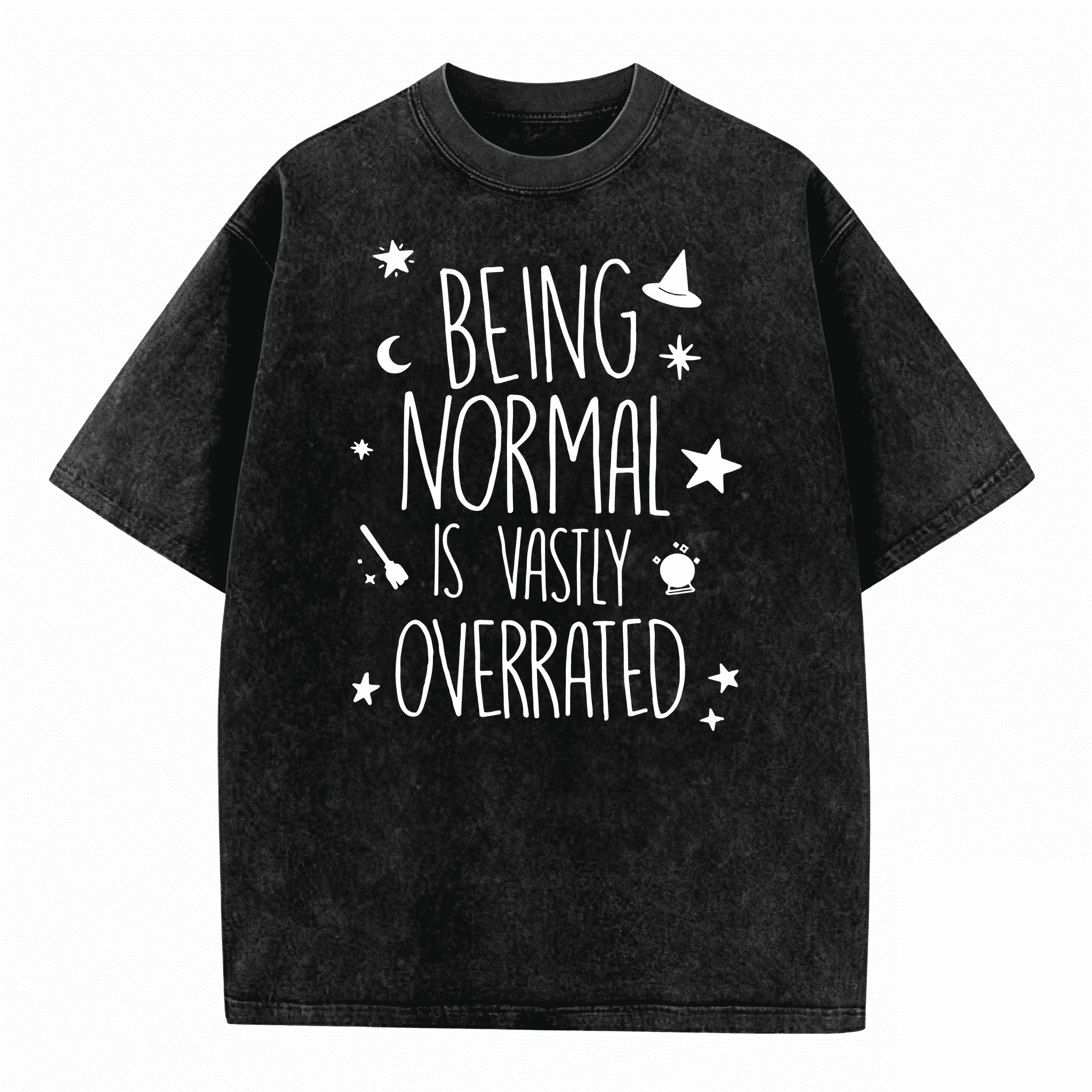 Being Normal Is Vastly Overrated, Graphic Tee Shirt Men' Crew Neck ...