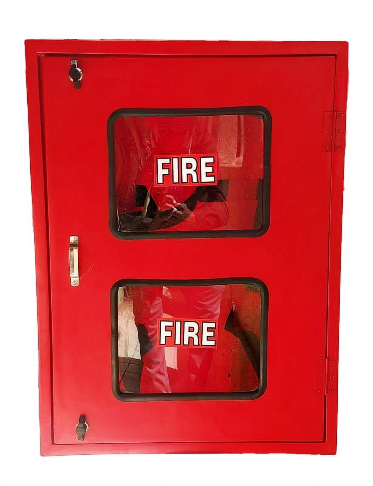 Being Safe FRP Fire Extinguisher Box Double Door Red Colour for ...