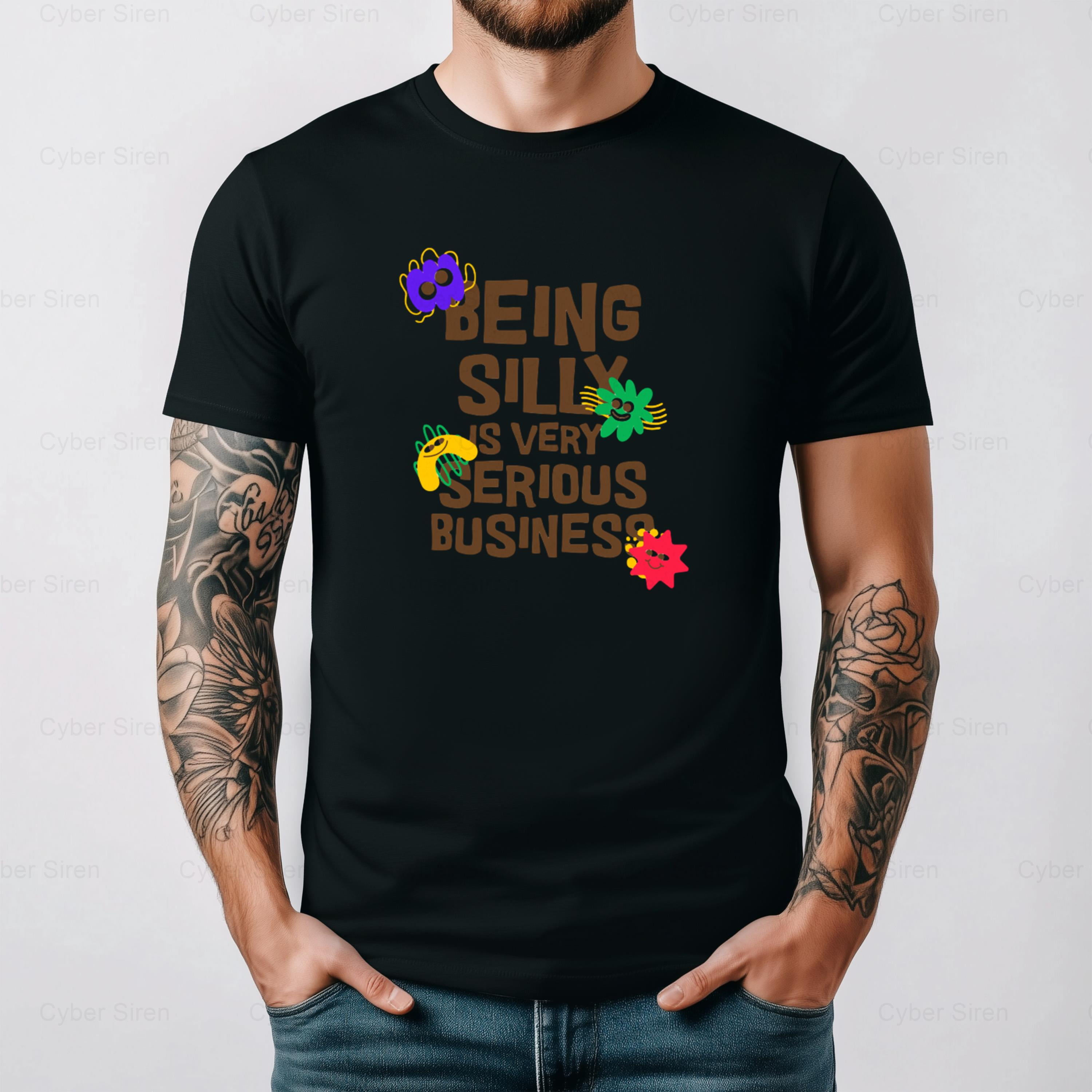 Being Silly Funny Quirky Playful Goofy Fun Happy Humor Life T Shirt ...