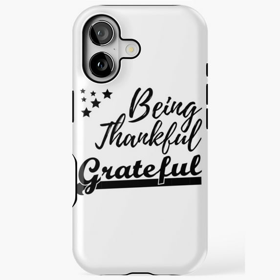 Being Thankful and Grateful Thanksgiving Holiday Gratitude Art iPhone ...