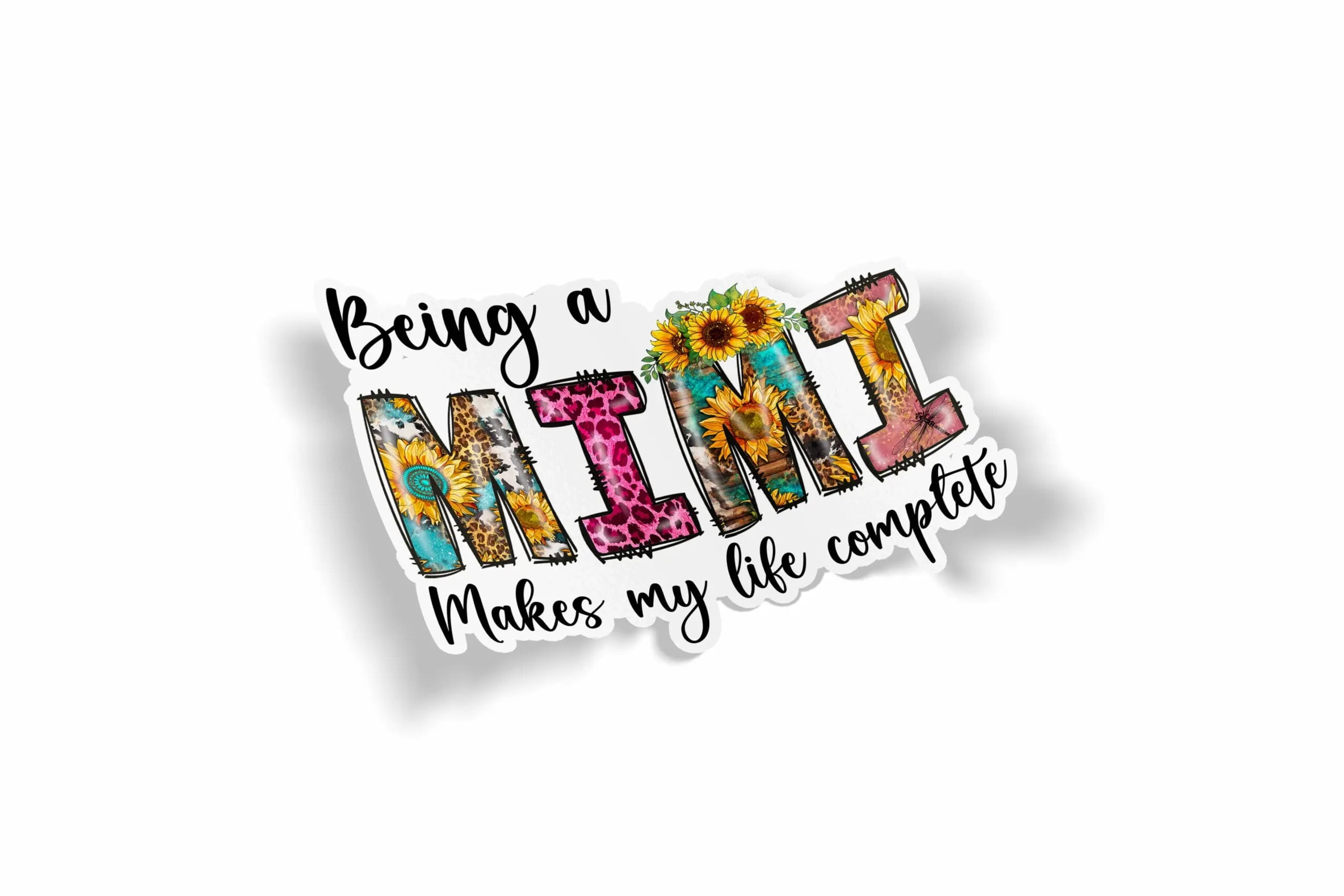 Being a Mimi Makes My Life Complete Waterproof Sticker - Walmart.com
