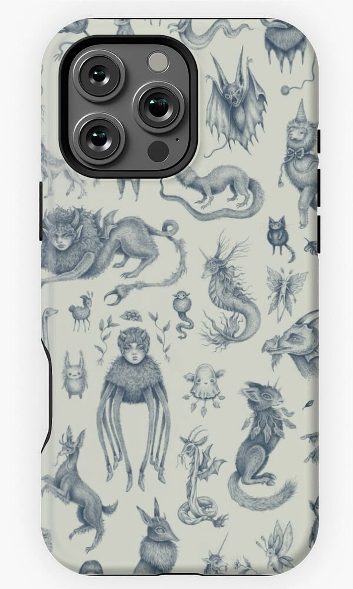 Beings and Creatures Fantasy Phone Case Compatible with iPhone 11 to 16 ...