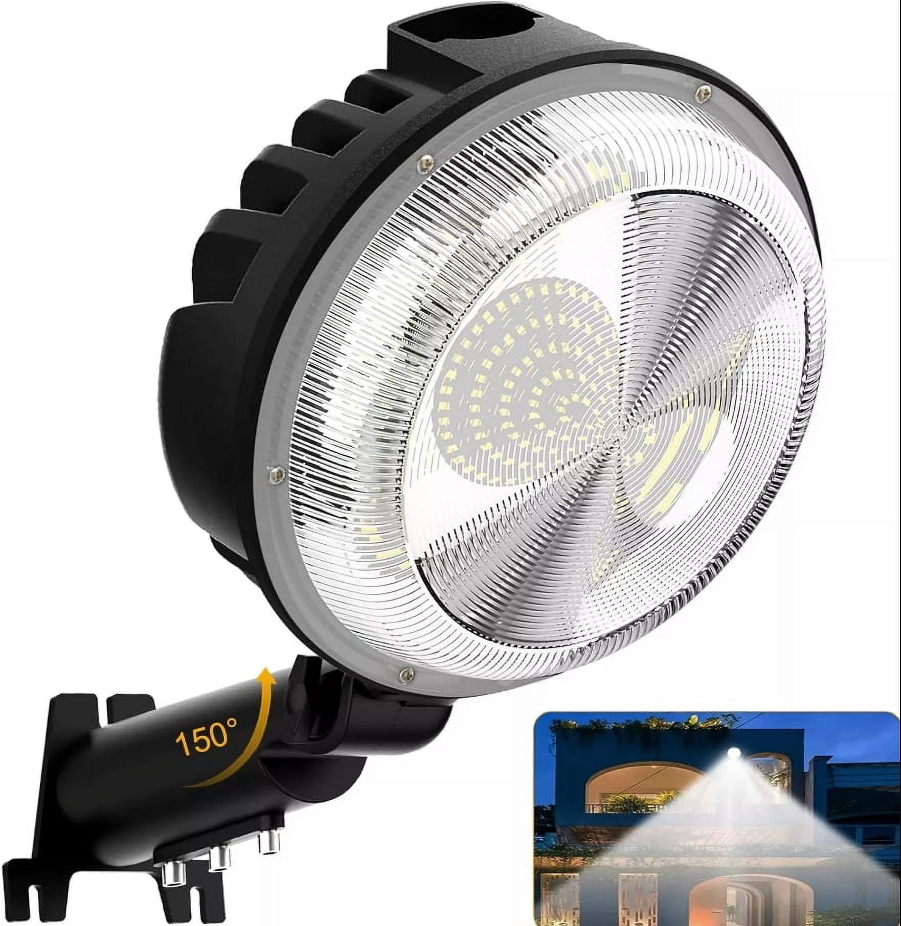 XEENSO 150W LED Barn Light, Dusk to Dawn Sensor, 100000LM, 6500K, IP66 ...