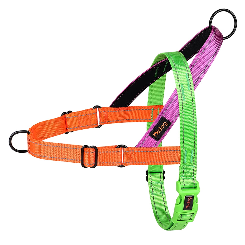 Beirui No Pull Nylon Dog Harness Reflective Pet Front Leading Walking ...