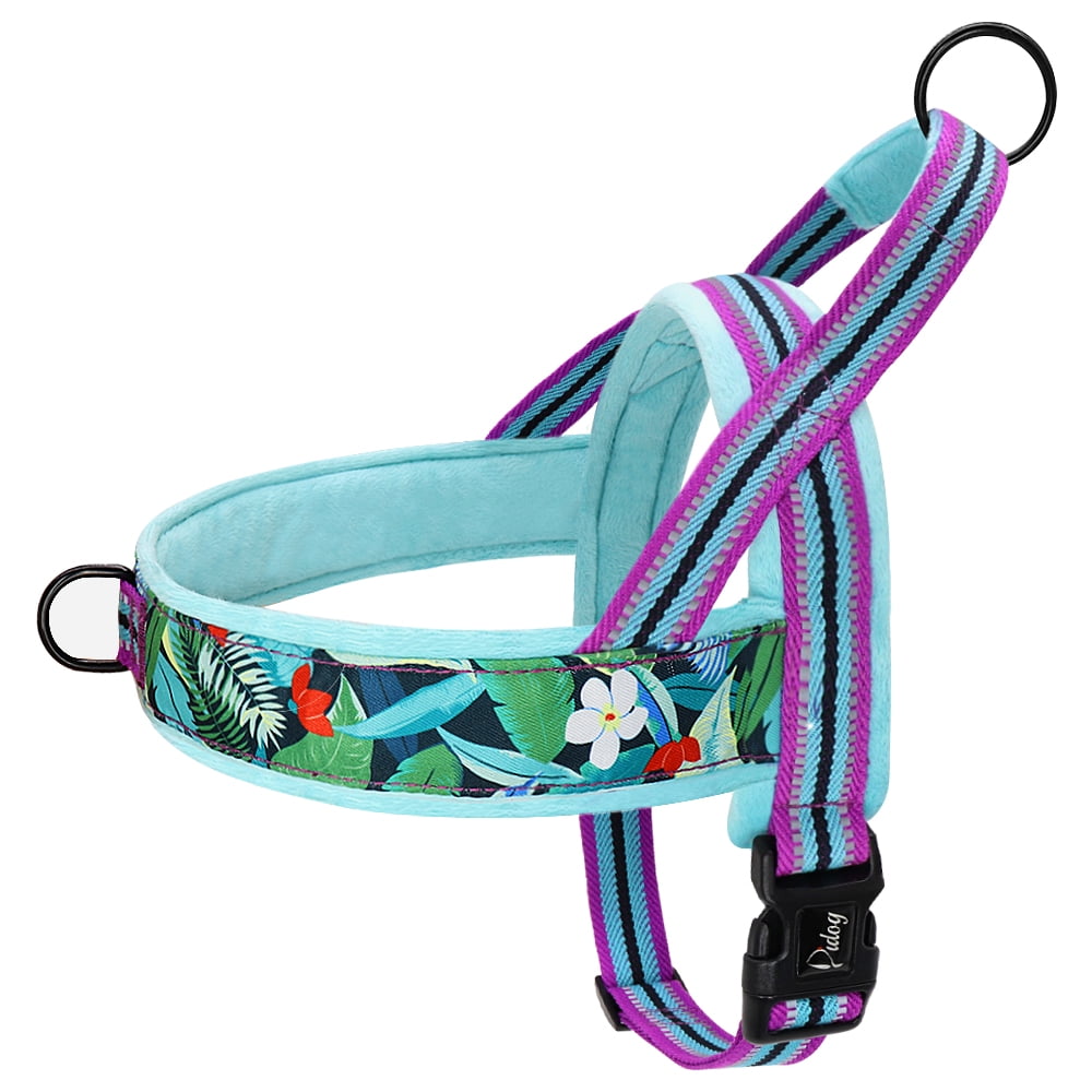 Beirui No Pull Plush Padded Dog Harness Reflective Front Leading Pet ...