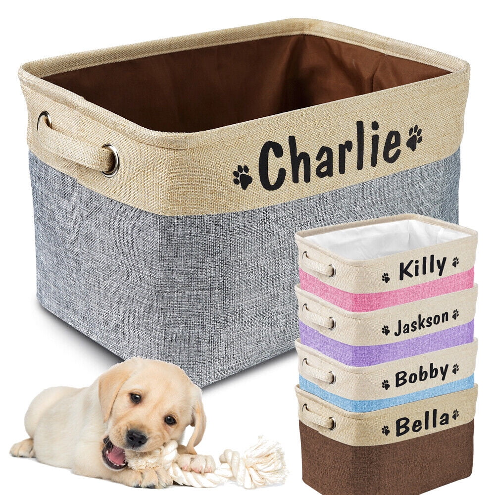 Beirui Pet Toy Storage Box Personalised Fabric Dog Cat Accessory ...