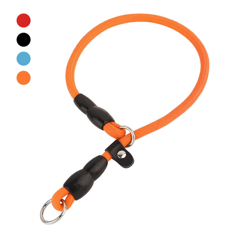 Beirui Strong Nylon Dog Loop Lead Pet P Choke Collar Leash Slip Rope ...