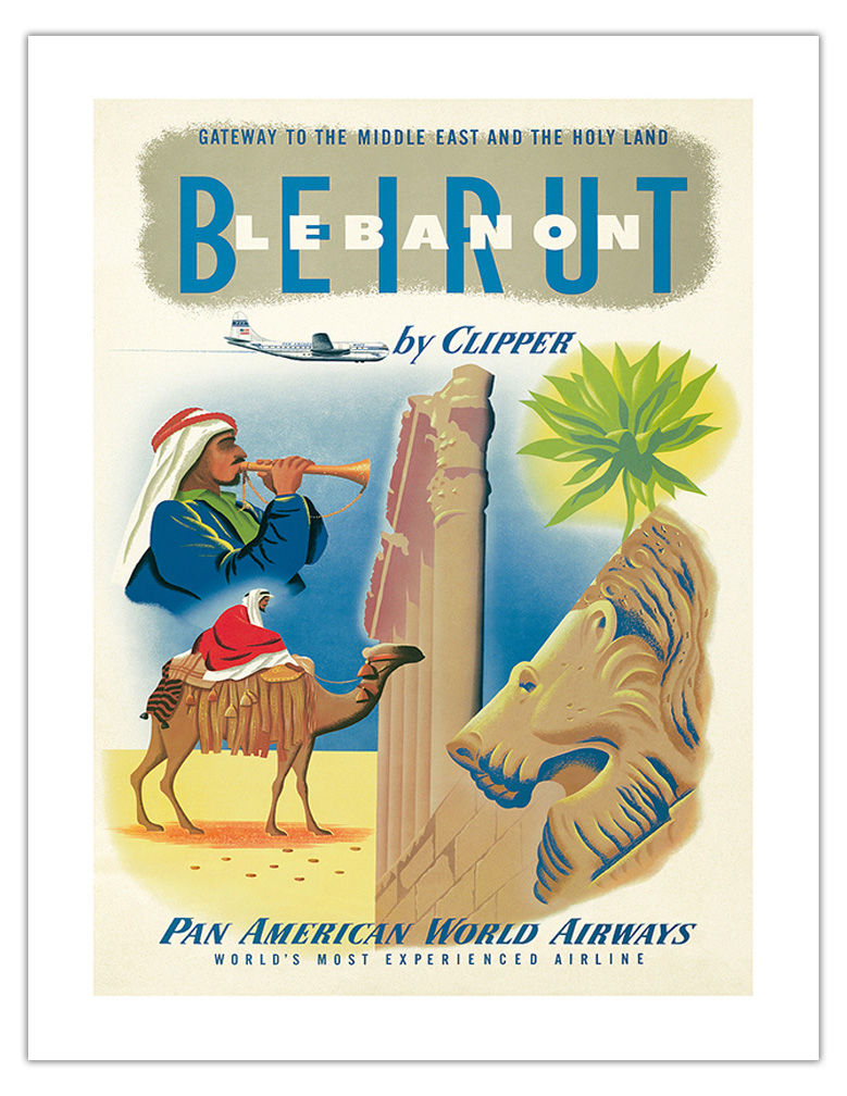 Beirut Lebanon by Clipper - Gateway to the Middle East - Vintage ...