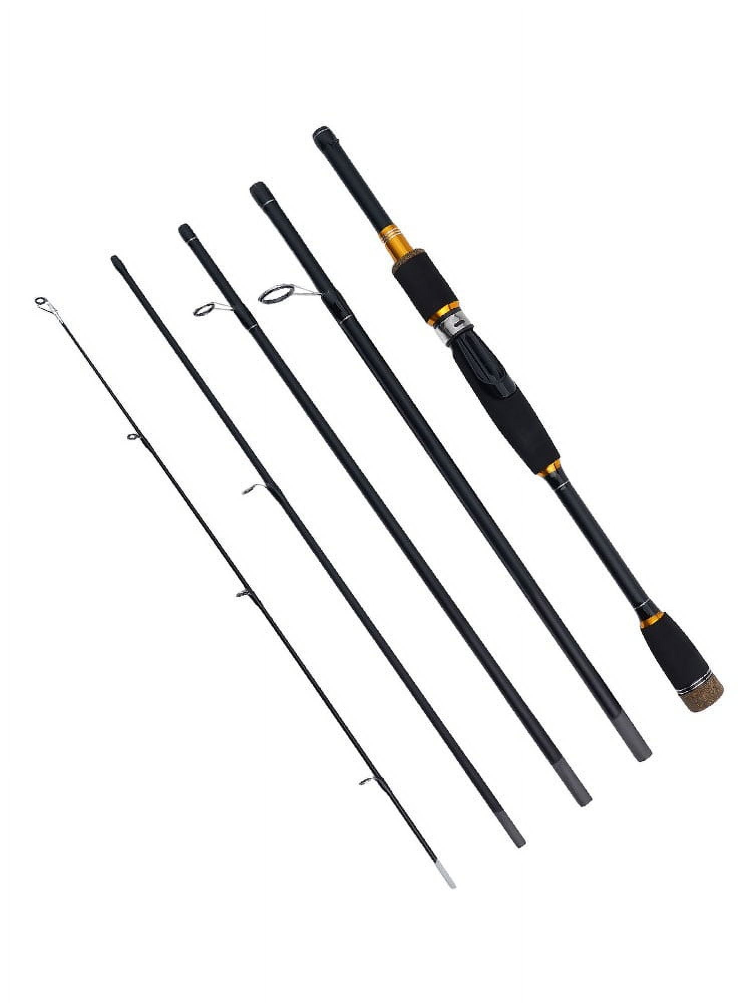 Beisidaer 1.8/2.1M Carbon Fiber Lure Fishing Rod Ml Travel Spinner Baitcasting Pole - Walmart.com