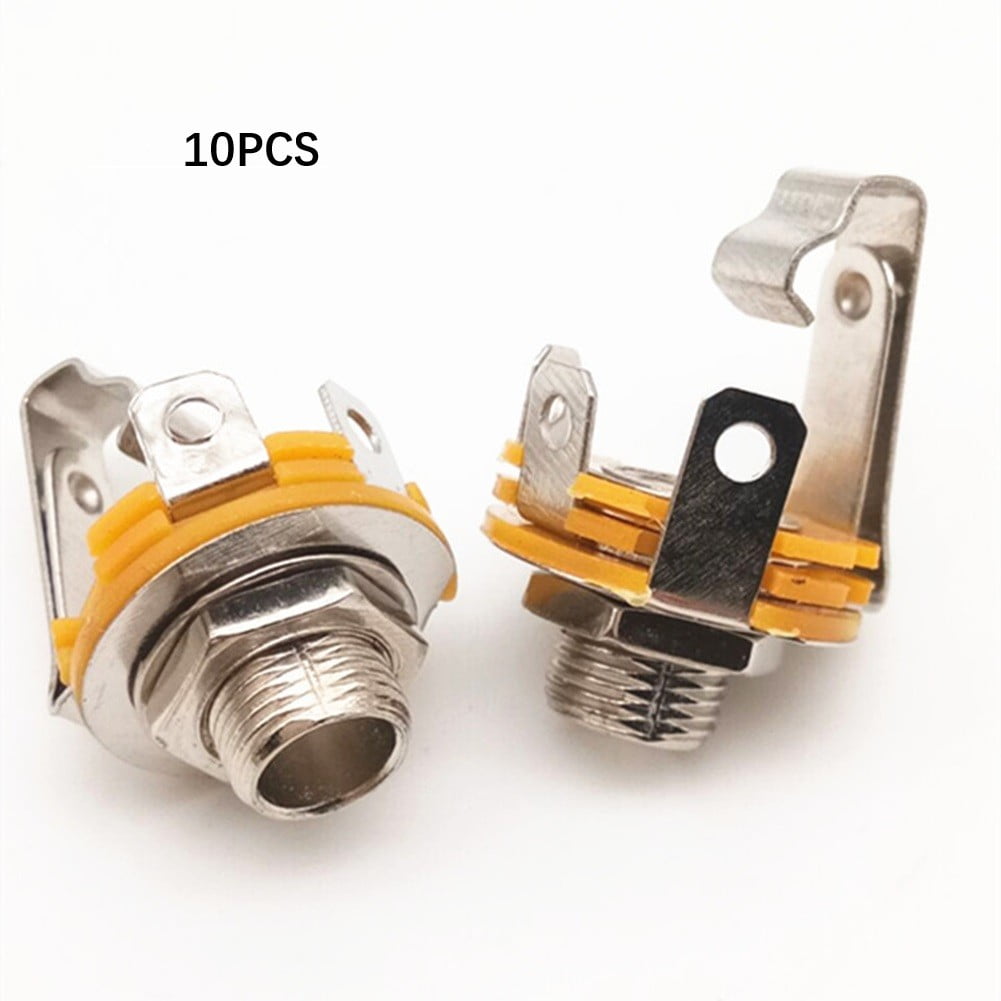 Beisidaer 10Pcs 6.35Mm / 6.5Mm Stereo Audio Female Connector Panel ...