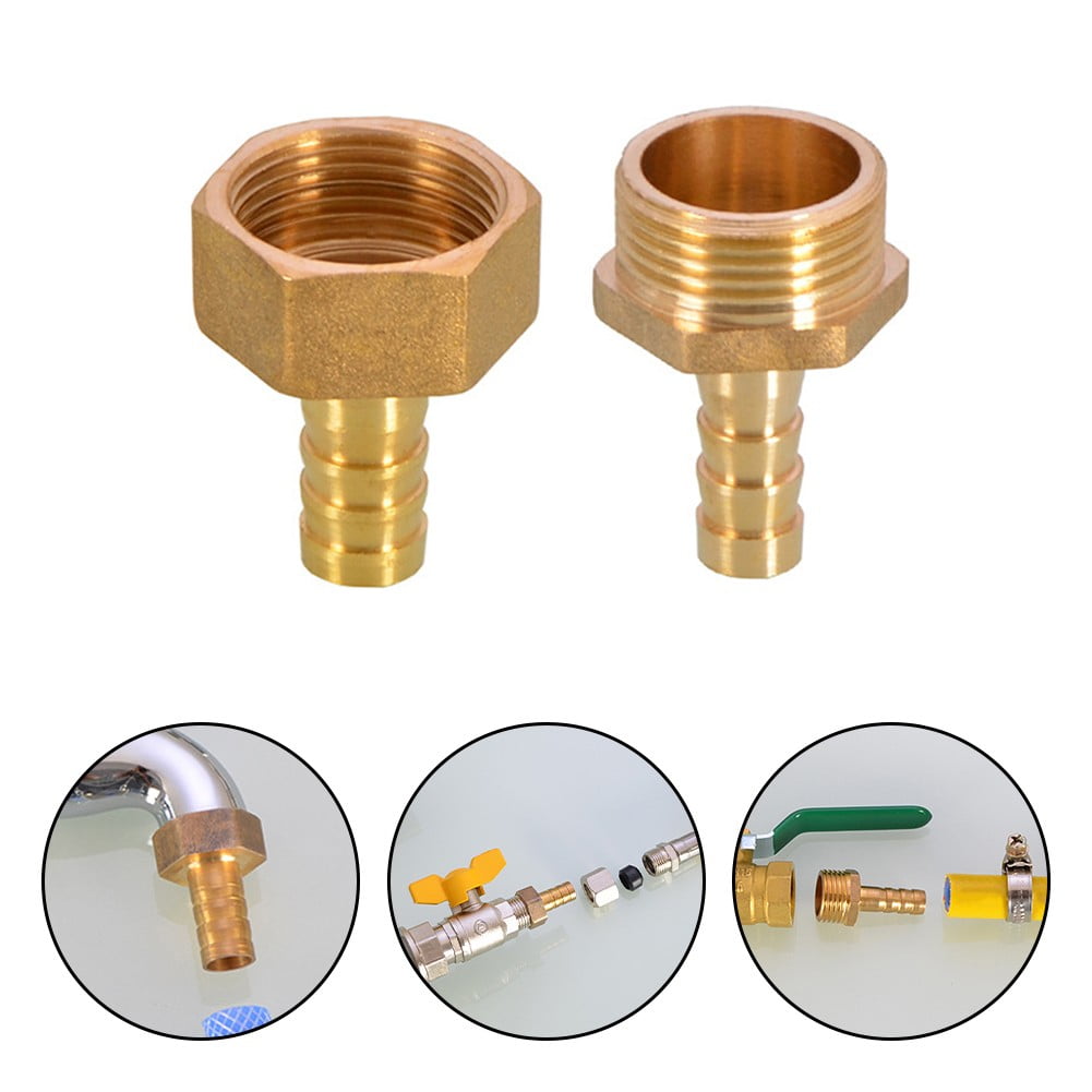Beisidaer 10Pcs Brass Hose Fitting, Adapter, F1/2 Internal Thread Or ...
