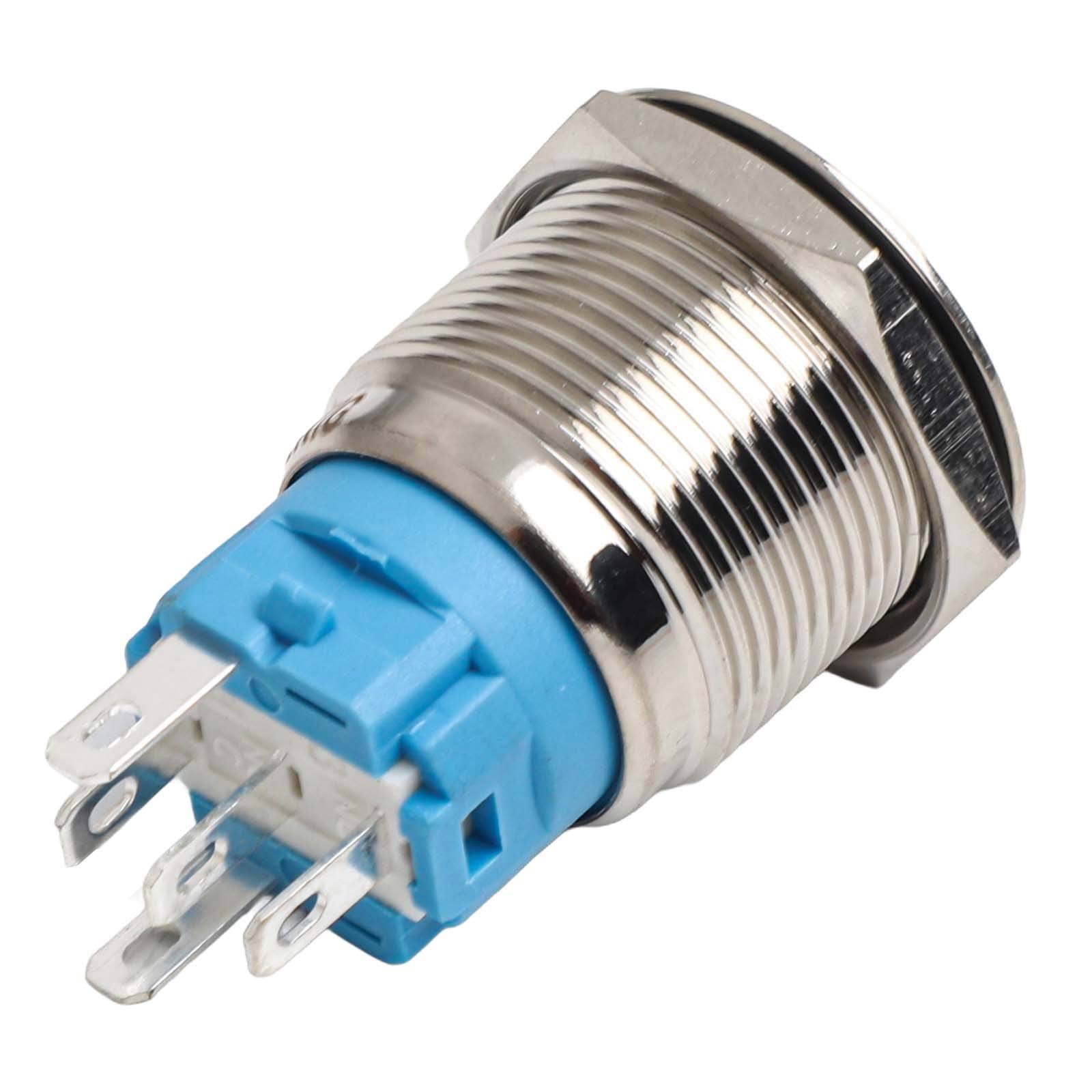 Beisidaer 19Mm Metal Push Button Switch With Power Led 12-24V Momentary ...