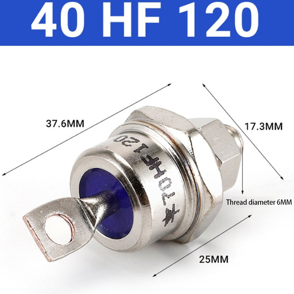 Beisidaer 1Pc 85A/40A/25A 1200V Positive Cathode/Negative Anode Stud ... Beisidaer 1Pc 85A/40A/25A 1200V Positive Cathode/Negative Anode Stud ...