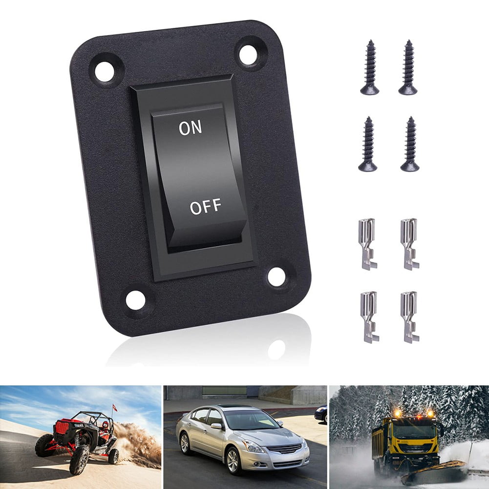 Beisidaer 1Pcs Boat Switch Toggle Switch 4-Pin Dpdt 20A 12Vdc Panel ...