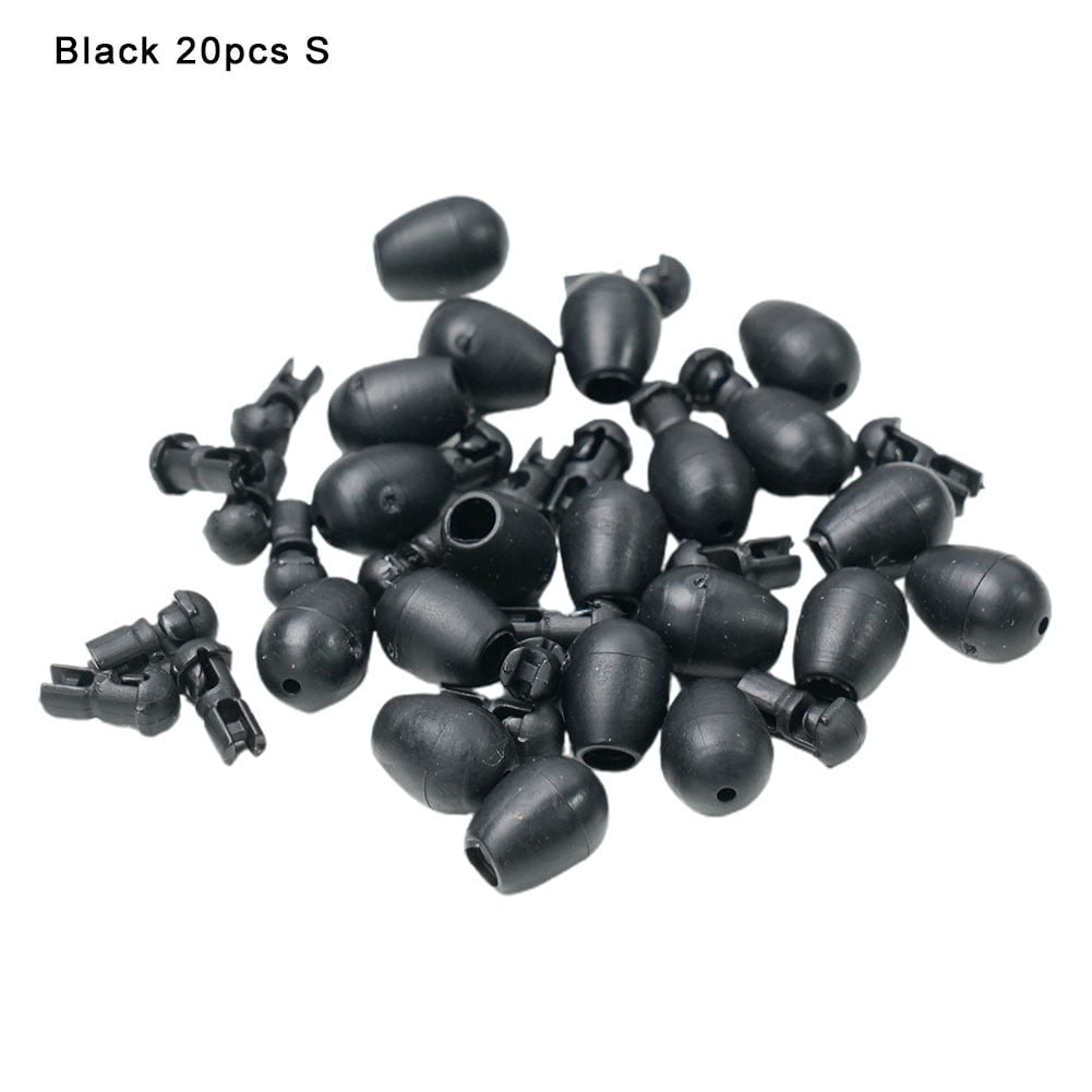 Beisidaer 20/50Pcs S/L Quick Change Beads For Carp Fishing Shock Bead ...