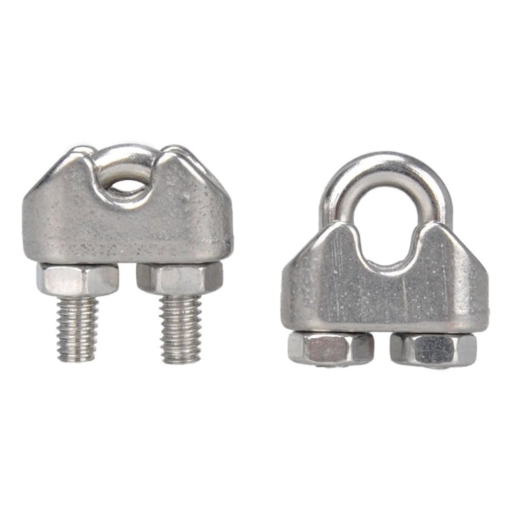 Beisidaer 20Pcs 2/3/4/5Mm 304 Wire Rope Cable Clip Clamp For Anchoring ...