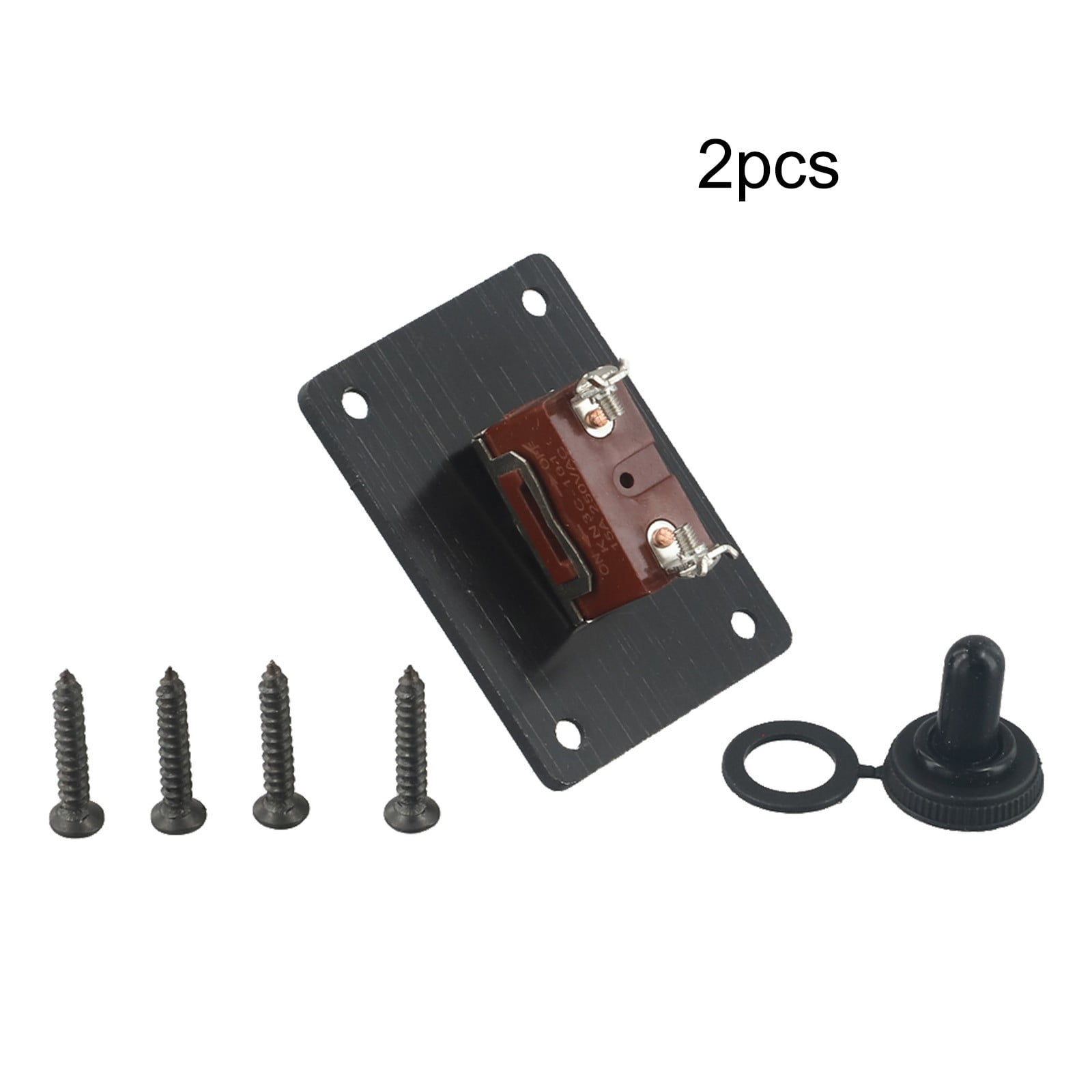 Beisidaer 2X Marine Heavy Duty Toggle Switch Panel 12V 2 Pin Waterproof ...