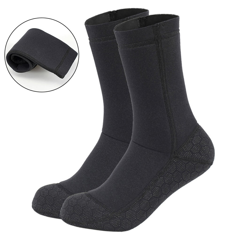Beisidaer 3mm Diving Socks Scuba Snorkeling Socks Non-Slip Beach Swim ...
