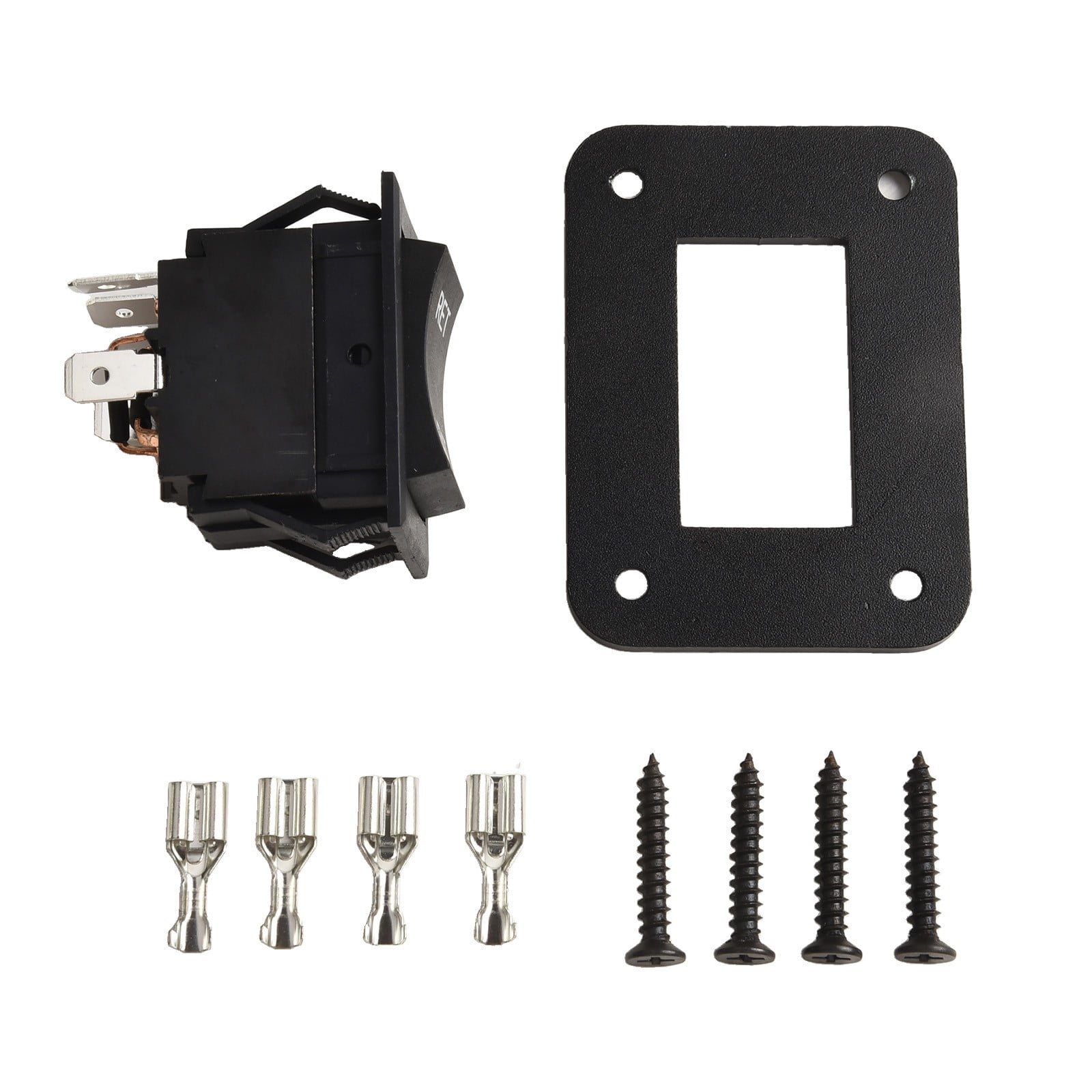 Beisidaer Dual Reset Car Rocker Switch Forward/Reverse Rocker Switch 4 ...