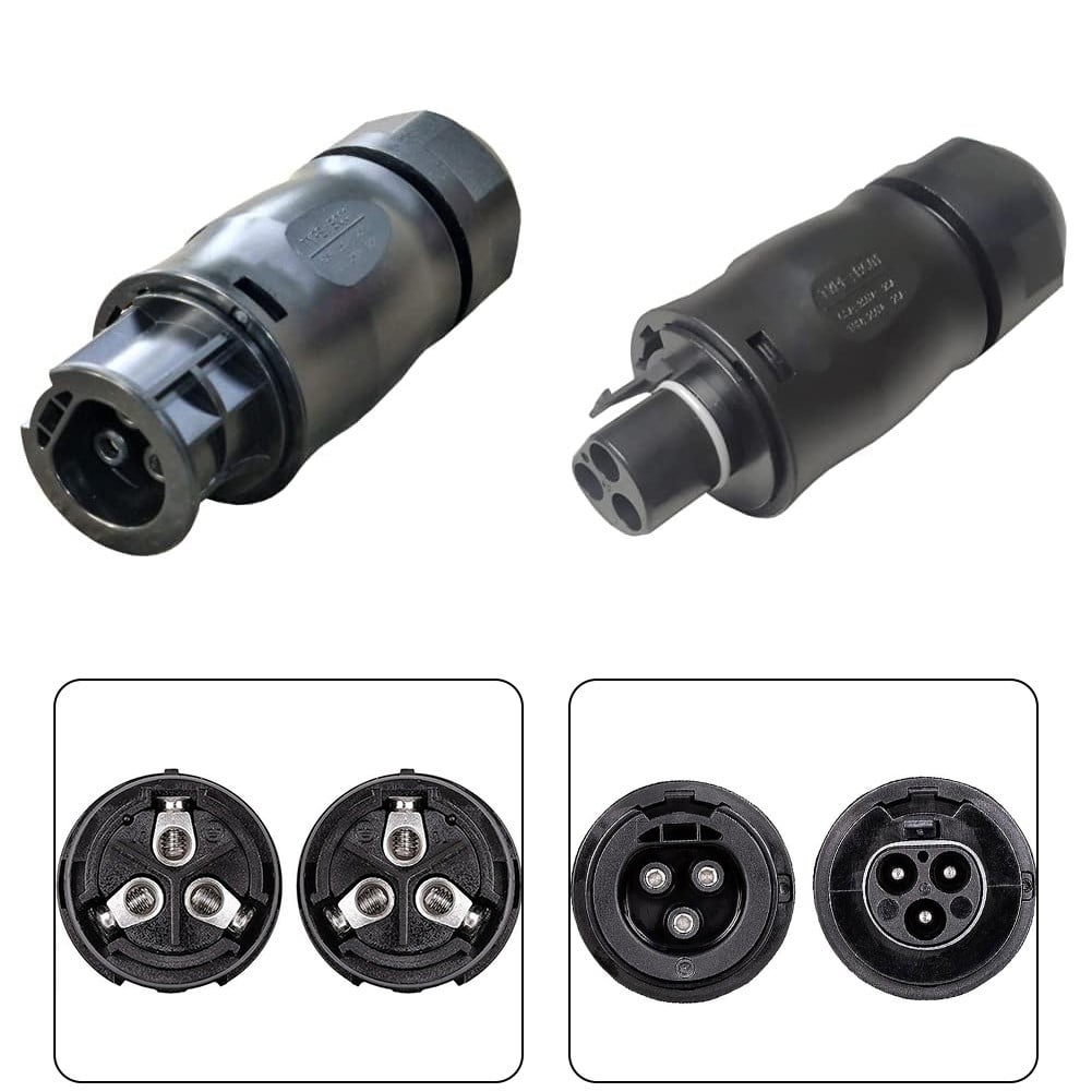 Beisidaer High-Quality IP68 3-Pin AC SocketFemale + PlugMale for ...