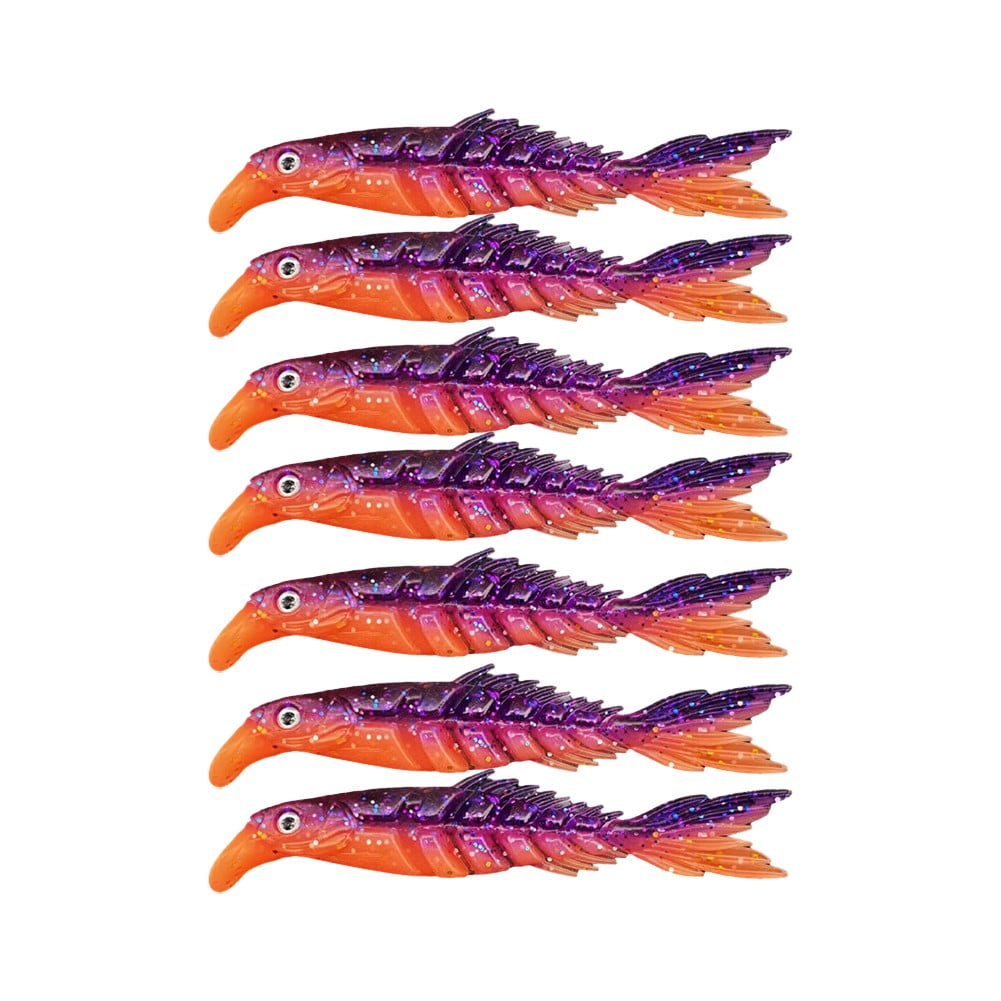 Beisidaer Perch Pike fishing bait soft Double Color Multi Join Bone ...