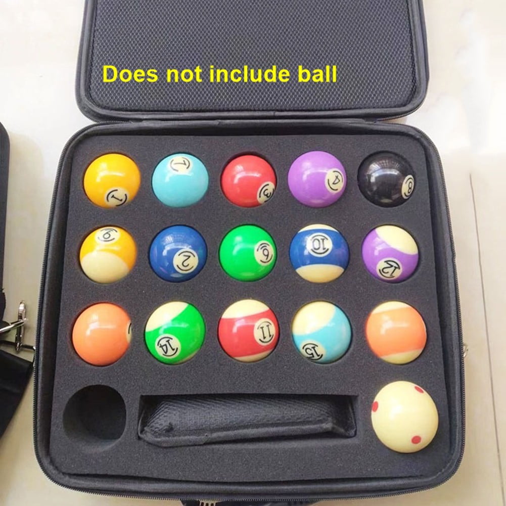 Beisidaer Portable Billiard Balls Bag Travel Case Billiard Balls ...