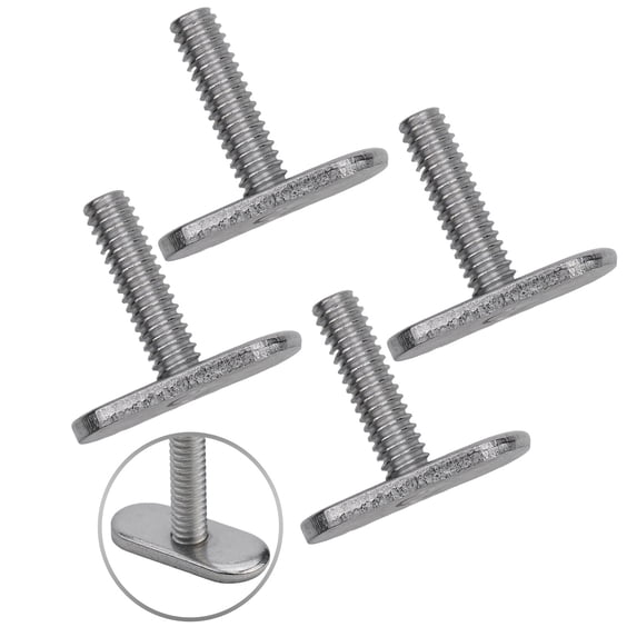 Beisidaer Stainless Steel Kayak Rail/Track Screws Track Nuts T Slot ...