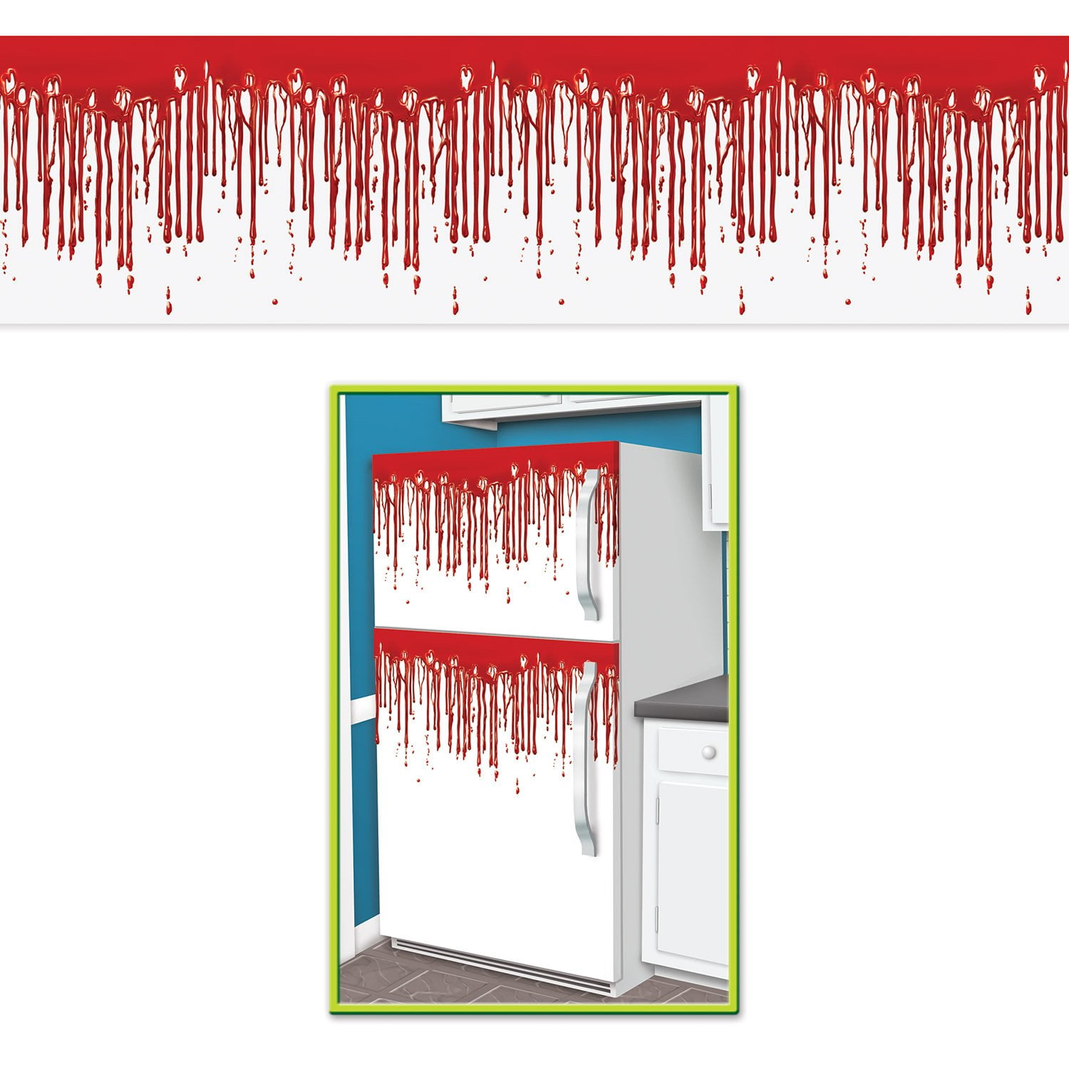 Dripping Blood Fridge Border (Pack of 12) - Walmart.com