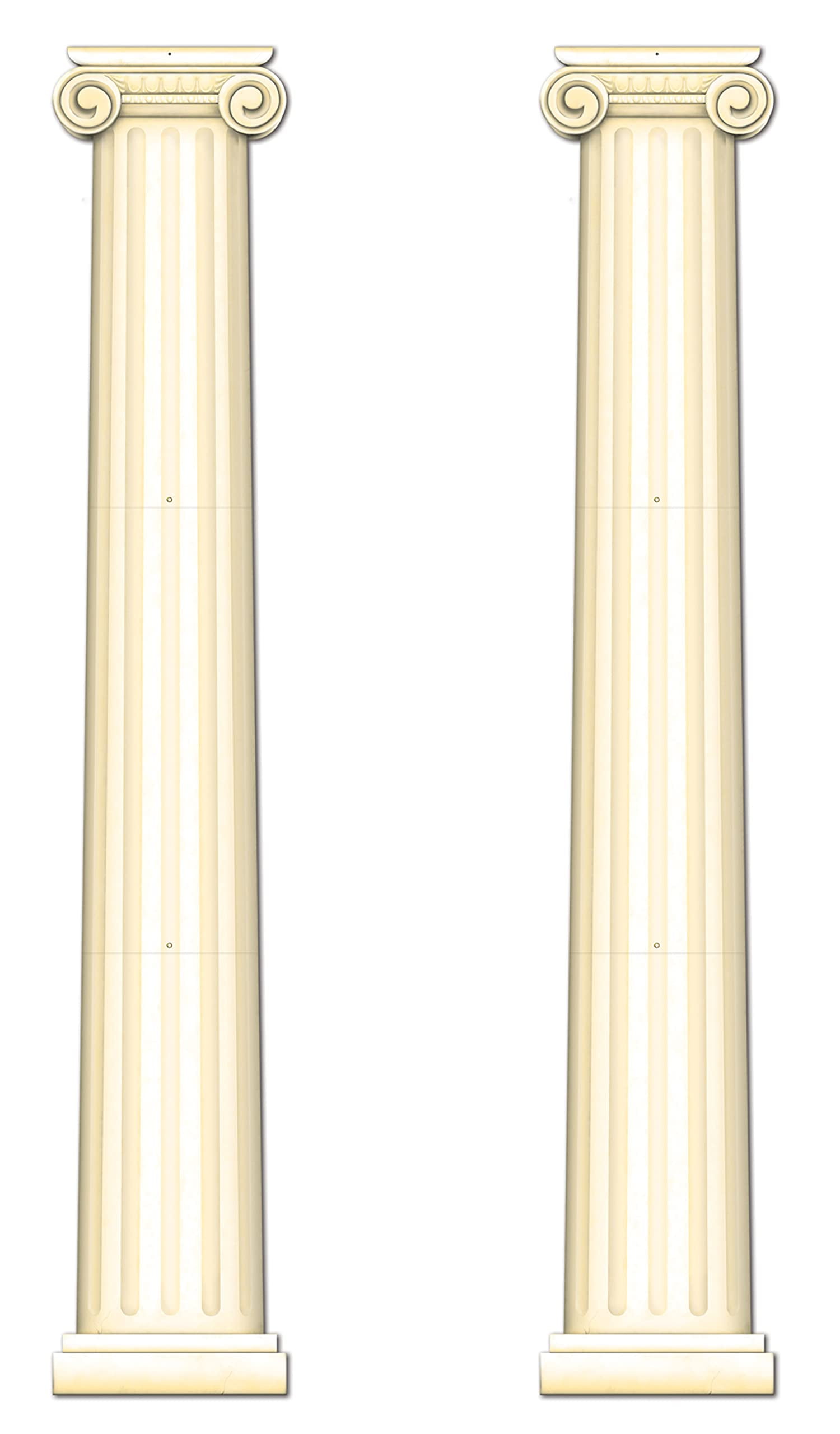 Beistle 2 Piece Jointed Paper International Column Cut Outs Decorations ...