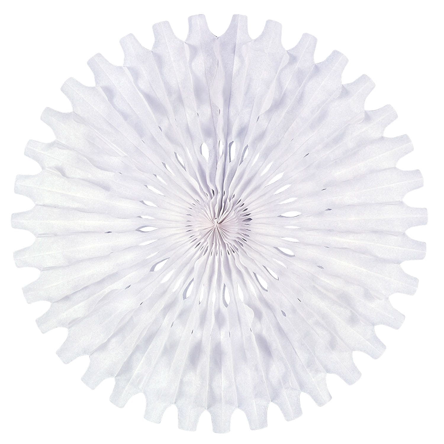 Tissue Fan (white) Party Accessory (1 count) - Walmart.com