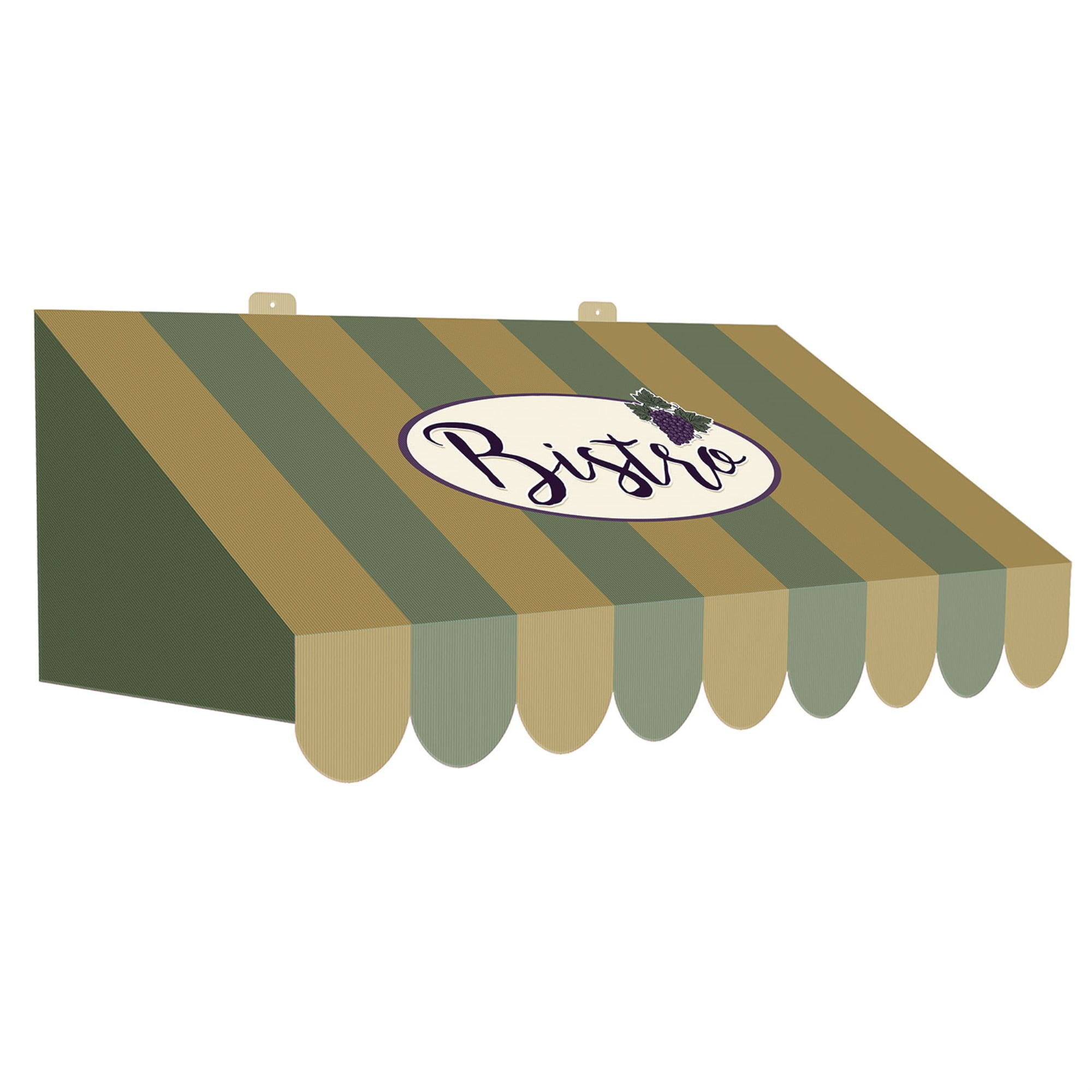 Beistle 3-D Italian Awning Wall Decoration for Parties, Hanging Party ...