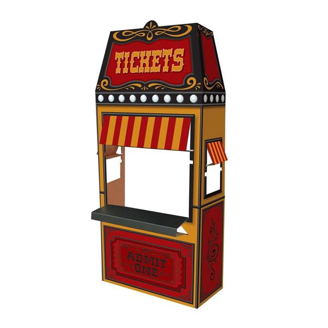 Beistle 3-D Ticket Booth Prop for Party Supplies - Pack of 12 - Walmart.com