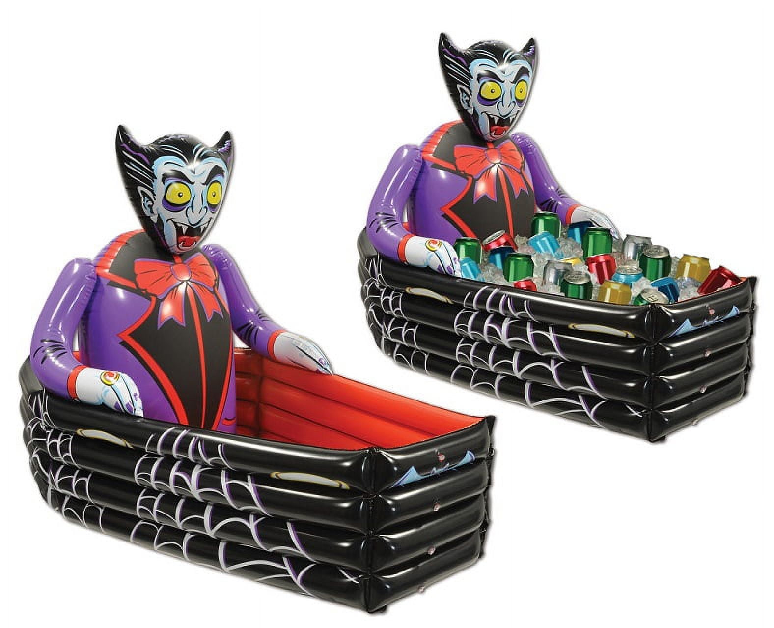 Beistle 42 Inflatable Dracula the Vampire with Coffin Halloween Cooler ...