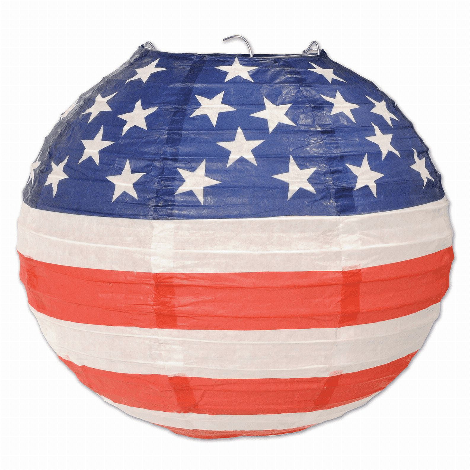 Beistle 54561 Patriotic Paper Lanterns, 9-1/2-Inch, Red/White/Blue ...